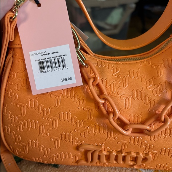 Juicy Couture | Bags | Juicy Couture Orange Shoulder Bag | Poshmark